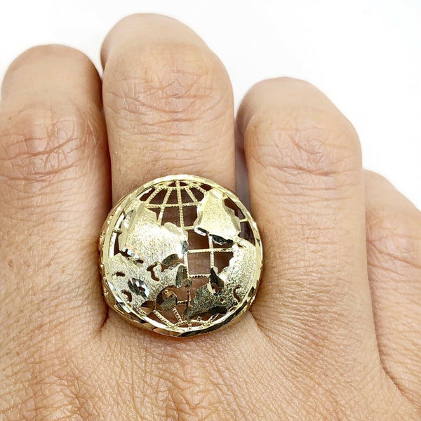 Globe Ring - Etsy