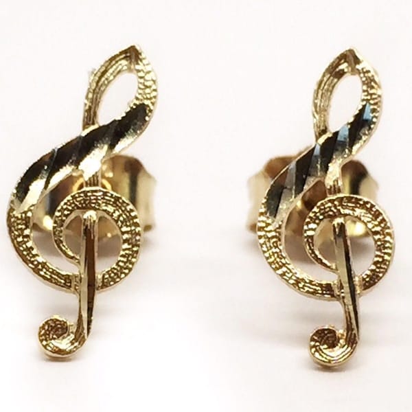 Gold Music Note - Etsy