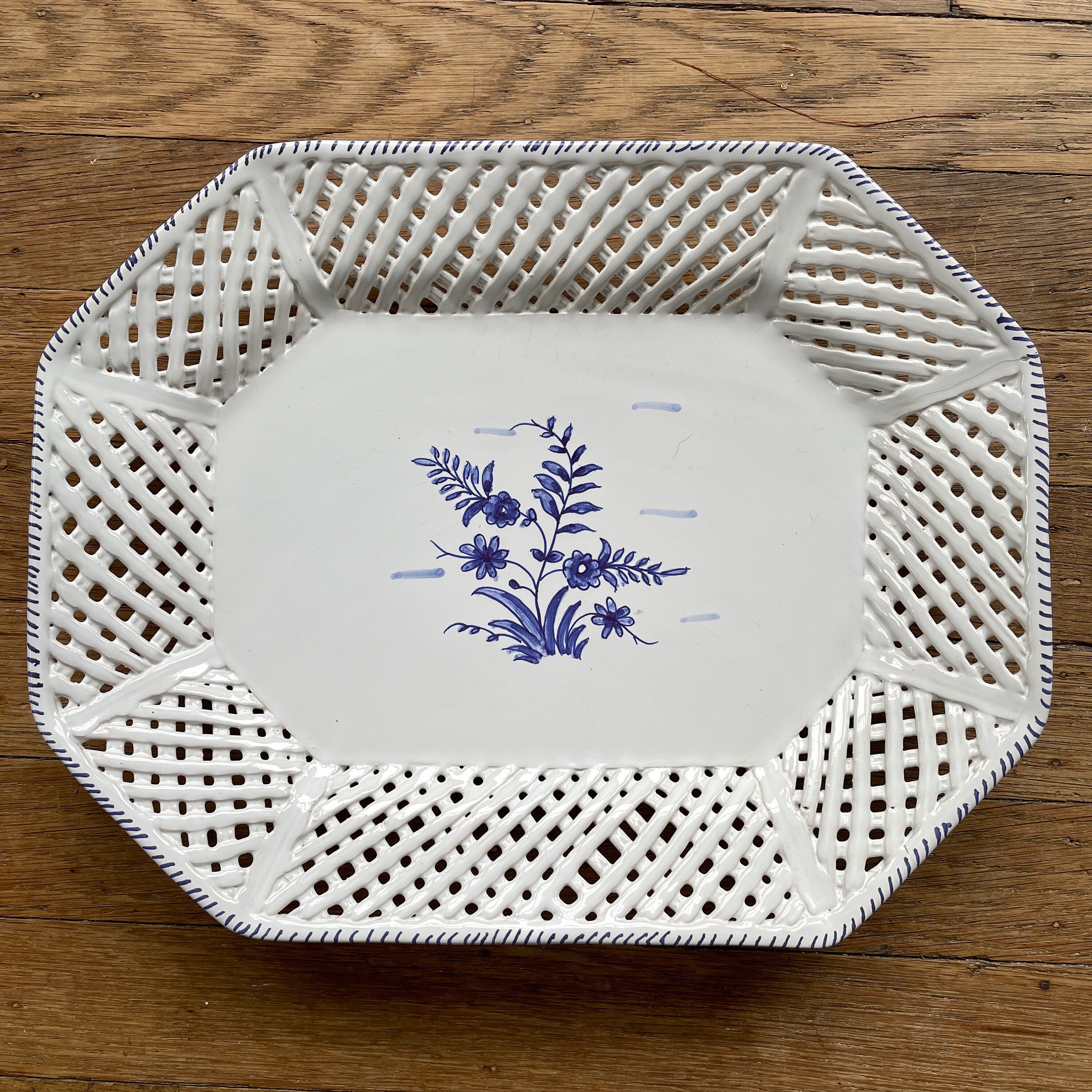 Cerame Artis Set of 3 Ceramic baskets, Tray, Bowls Made in Portugal - Etsy