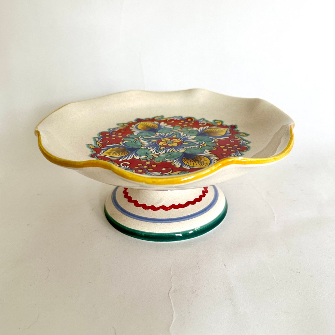 Ceramica Nova Deruta Decorated With Decal and Hand-painted - Etsy