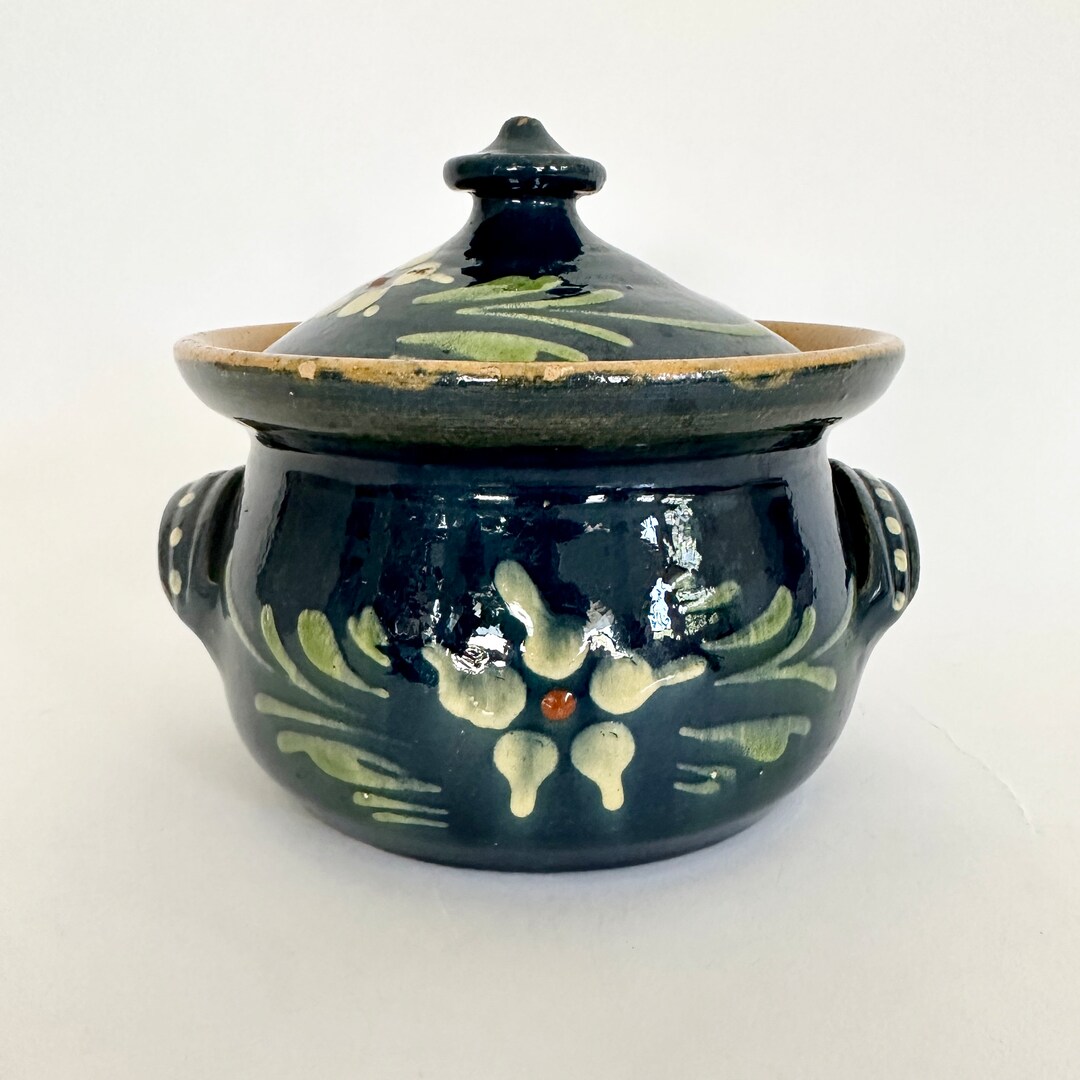 Vintage Small Alsace France Pottery Casserole Dish - Etsy