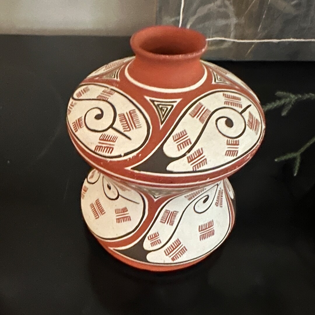 Vintage Quibor Lara Venezuela Clay Pottery Vase - Etsy