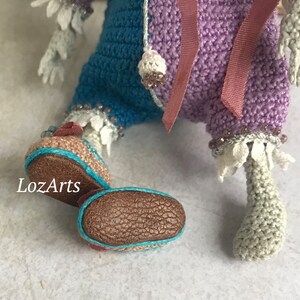 Crochet Dog, Anthropomorphic Figurine in Carnival Costume, 4.7 ...
