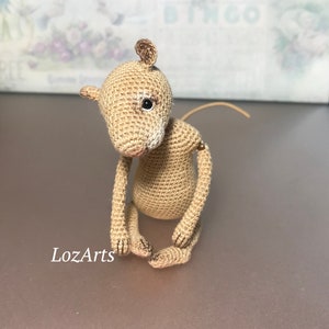 Crochet Rat Pattern, Detailed PDF Tutorial, How to Crochet and Tone ...