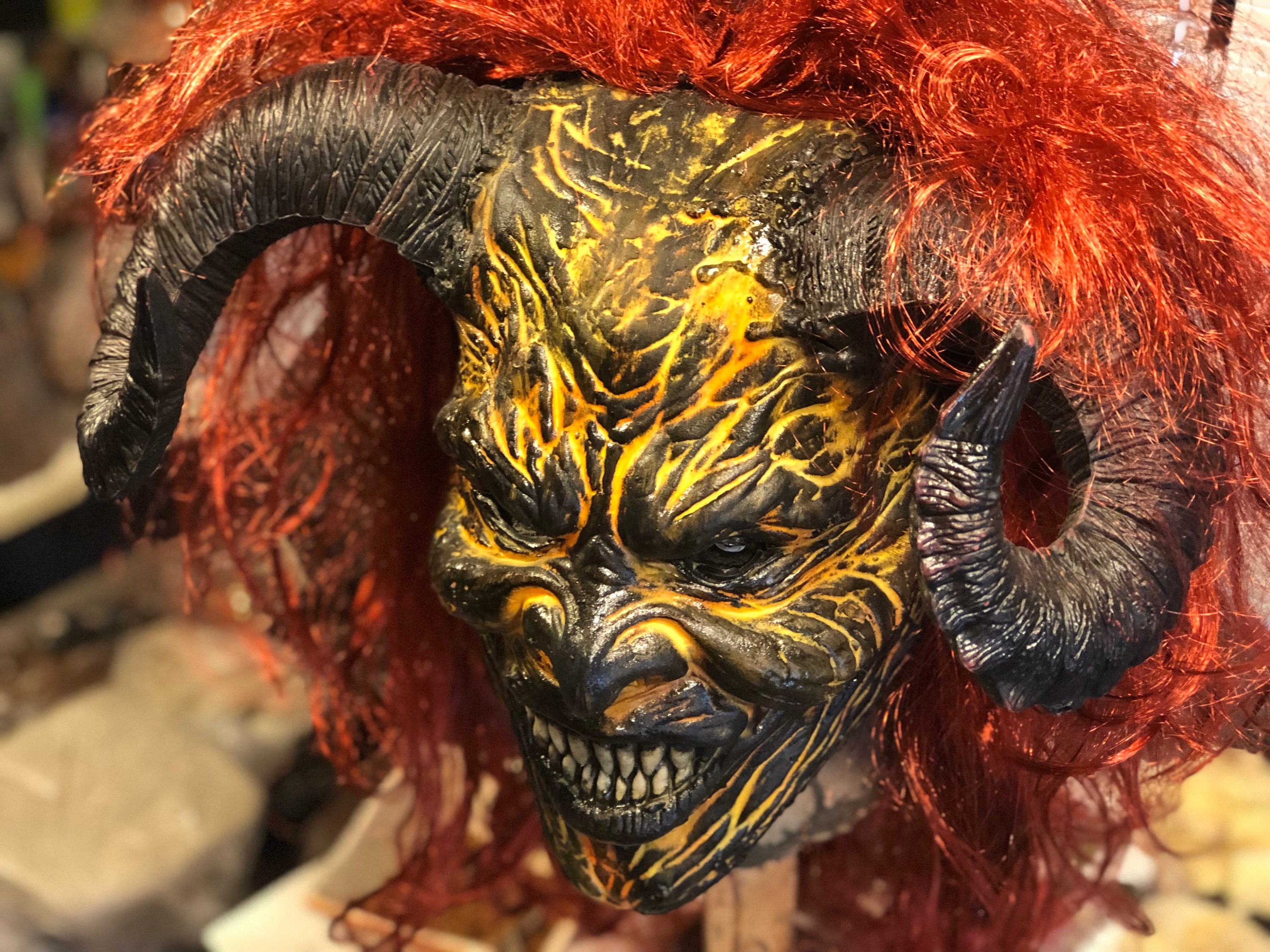 Demon Mask Halloween Cosplay - Etsy