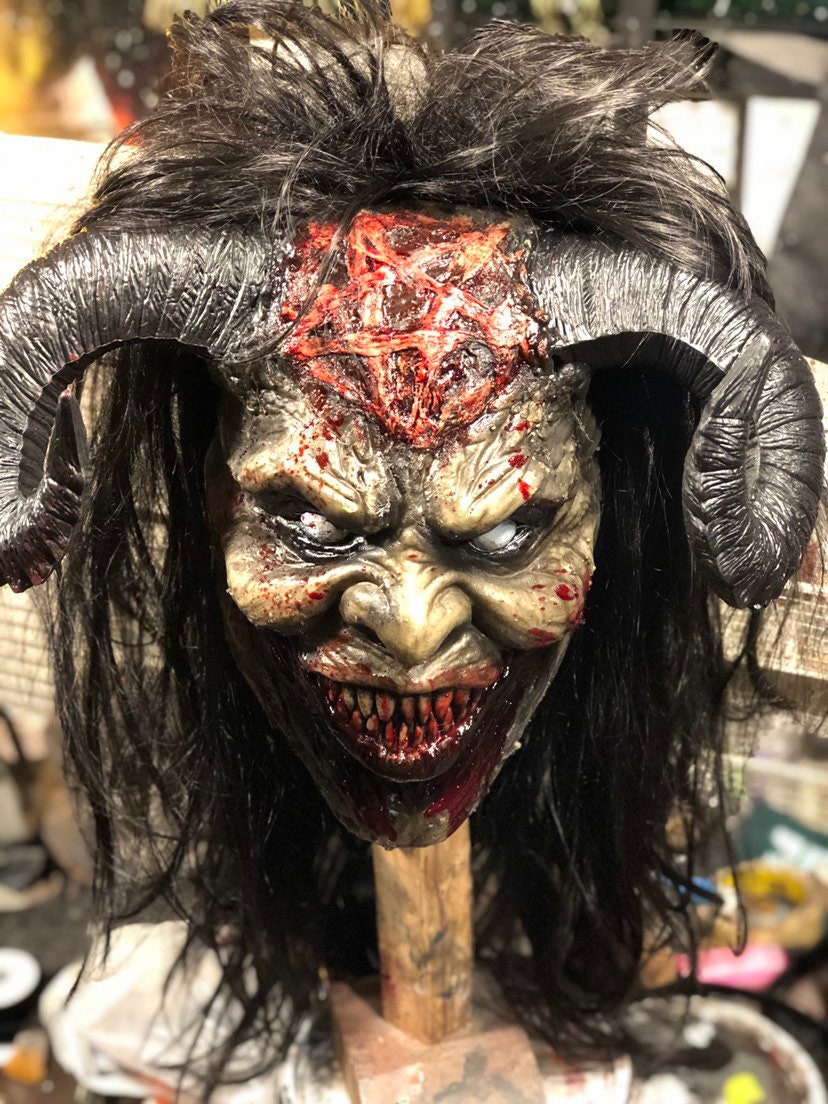 Demon Mask - Etsy
