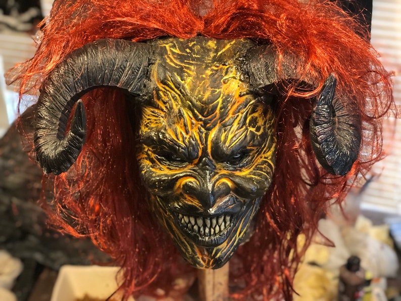 Demon Mask Halloween Cosplay | Etsy