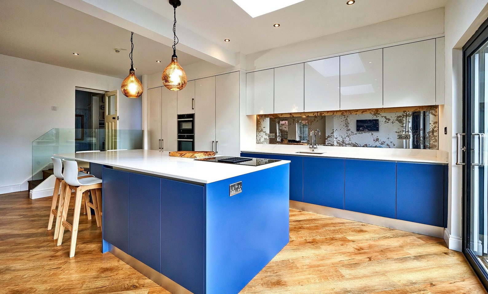 Rusted Antique Mirror Toughened Glass Splashback - Etsy UK