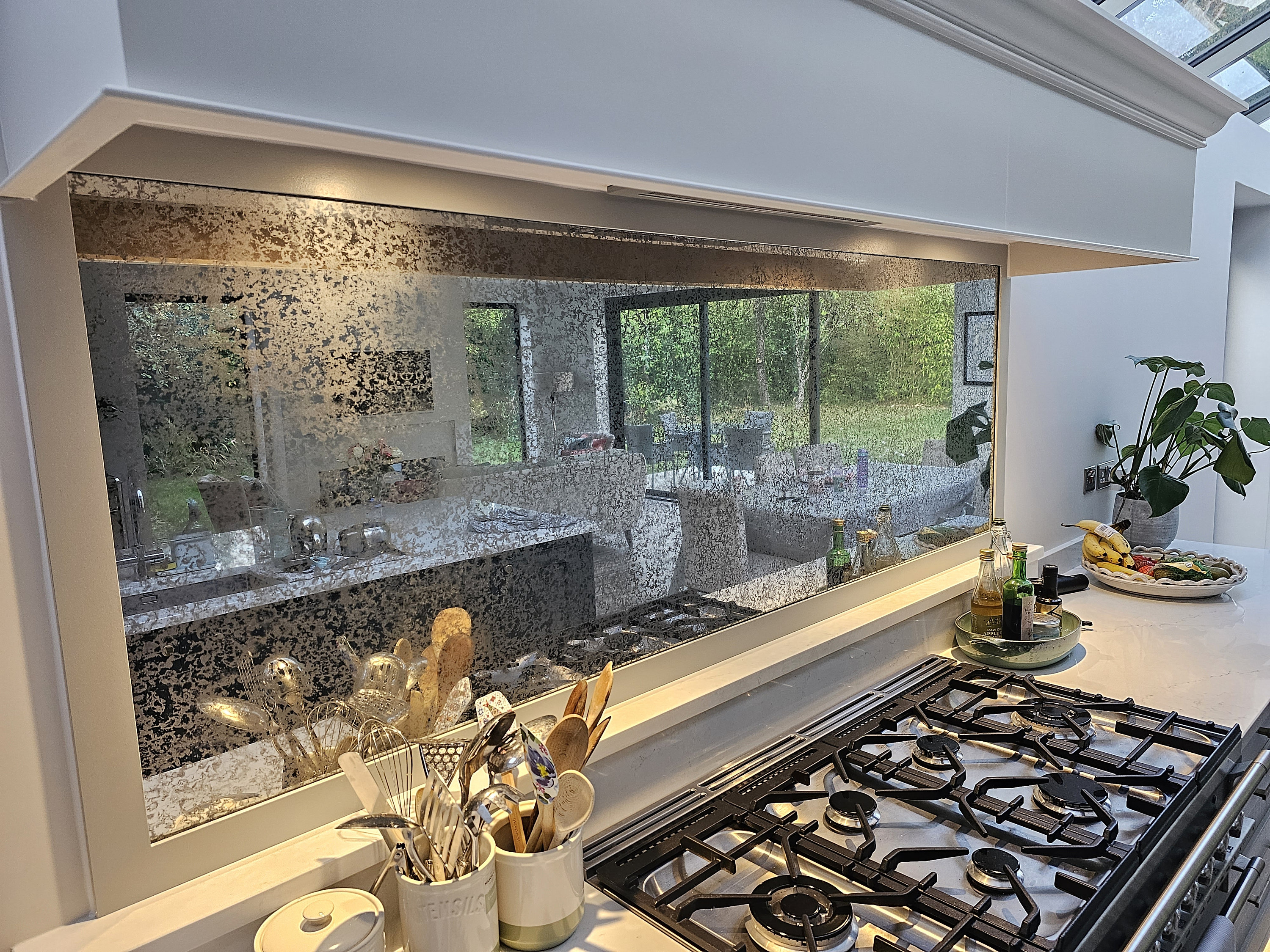 Stratus Mirror Toughened Glass Splashback - Etsy UK