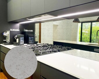 Rusted Antique Mirror Toughened Glass Splashback - Etsy UK