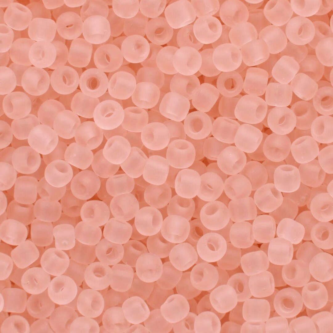 TR-15-11F - TOHO Seed Beads 15/0 Size Transparent-frosted Rosaline ...