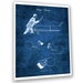 Ping Ping Table Tennis Game Room Wall Decor Set of 6 Blueprints Art ...