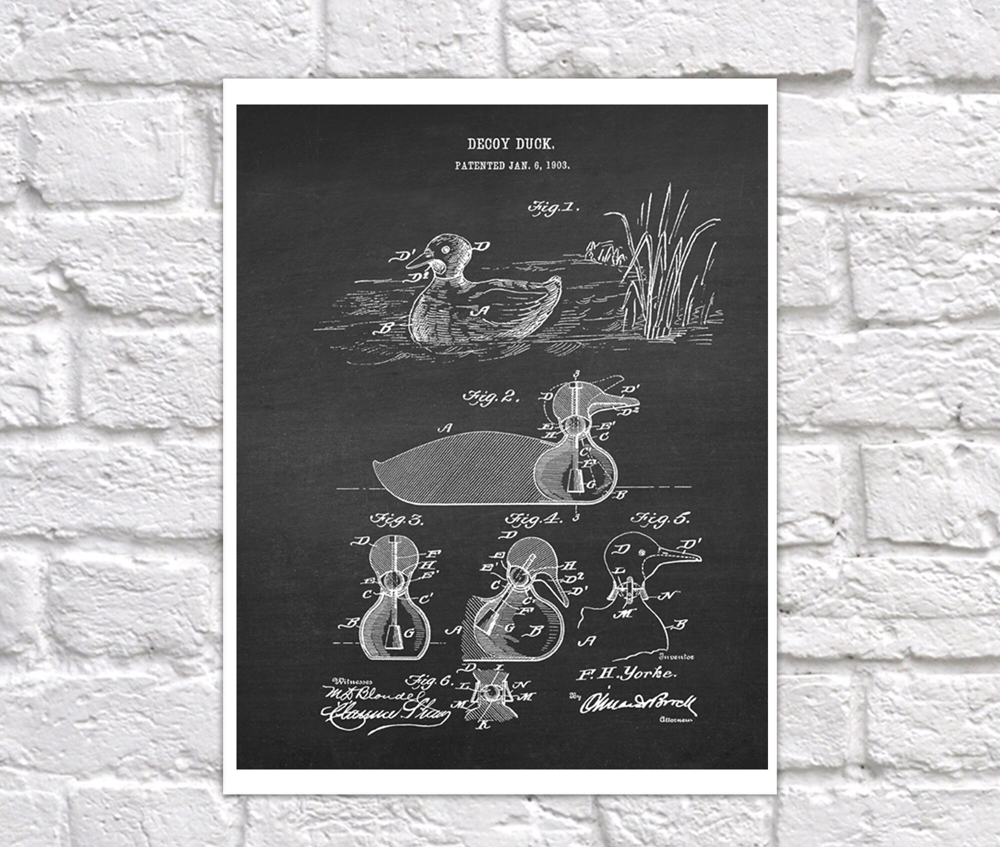 Duck Hunting Decoys Art Set of 4 Unframed Prints Duck Hunting - Etsy