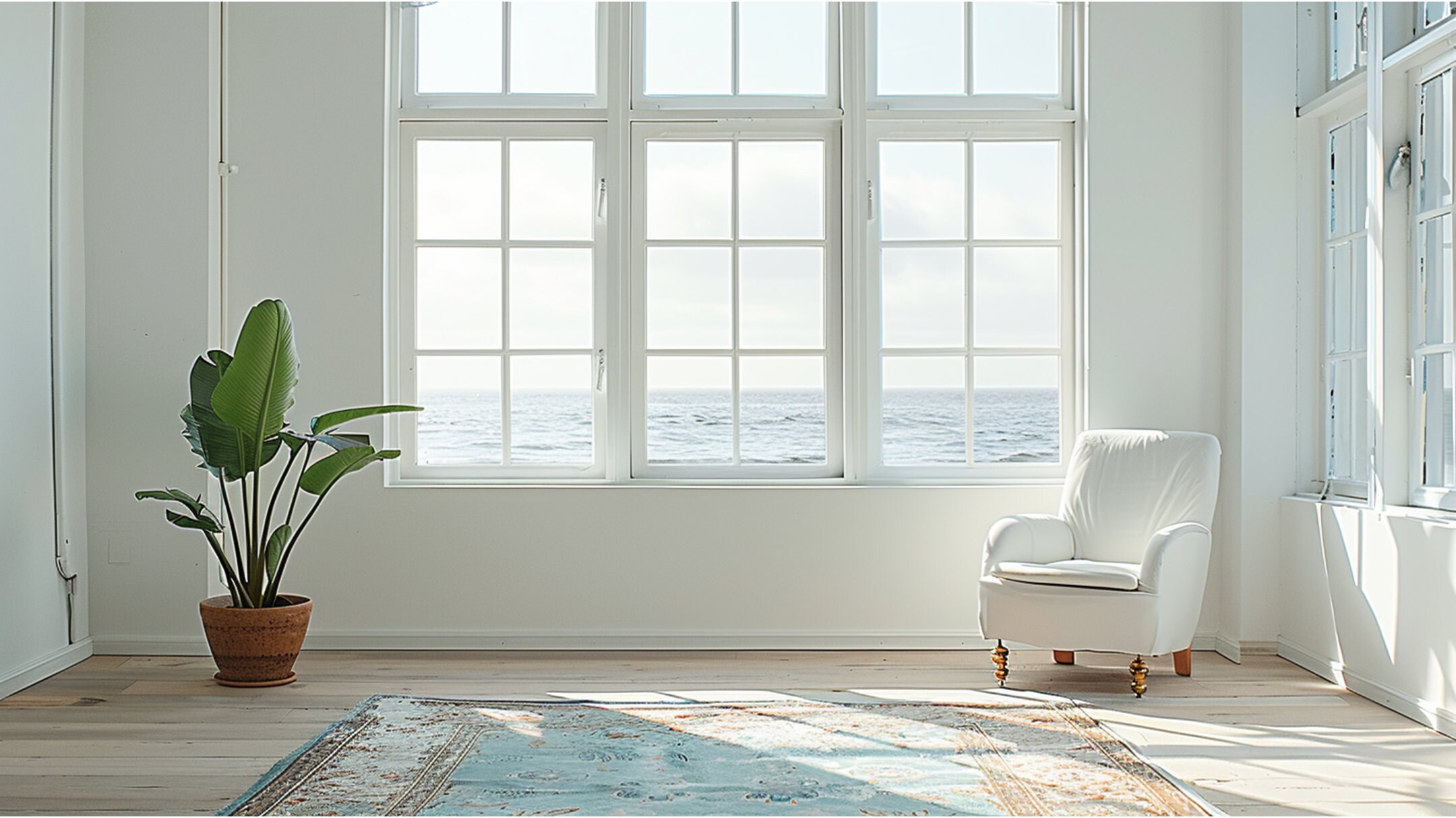 Seaside Reading Room, Zoom Backgrounds, Virtual Background Professional ...