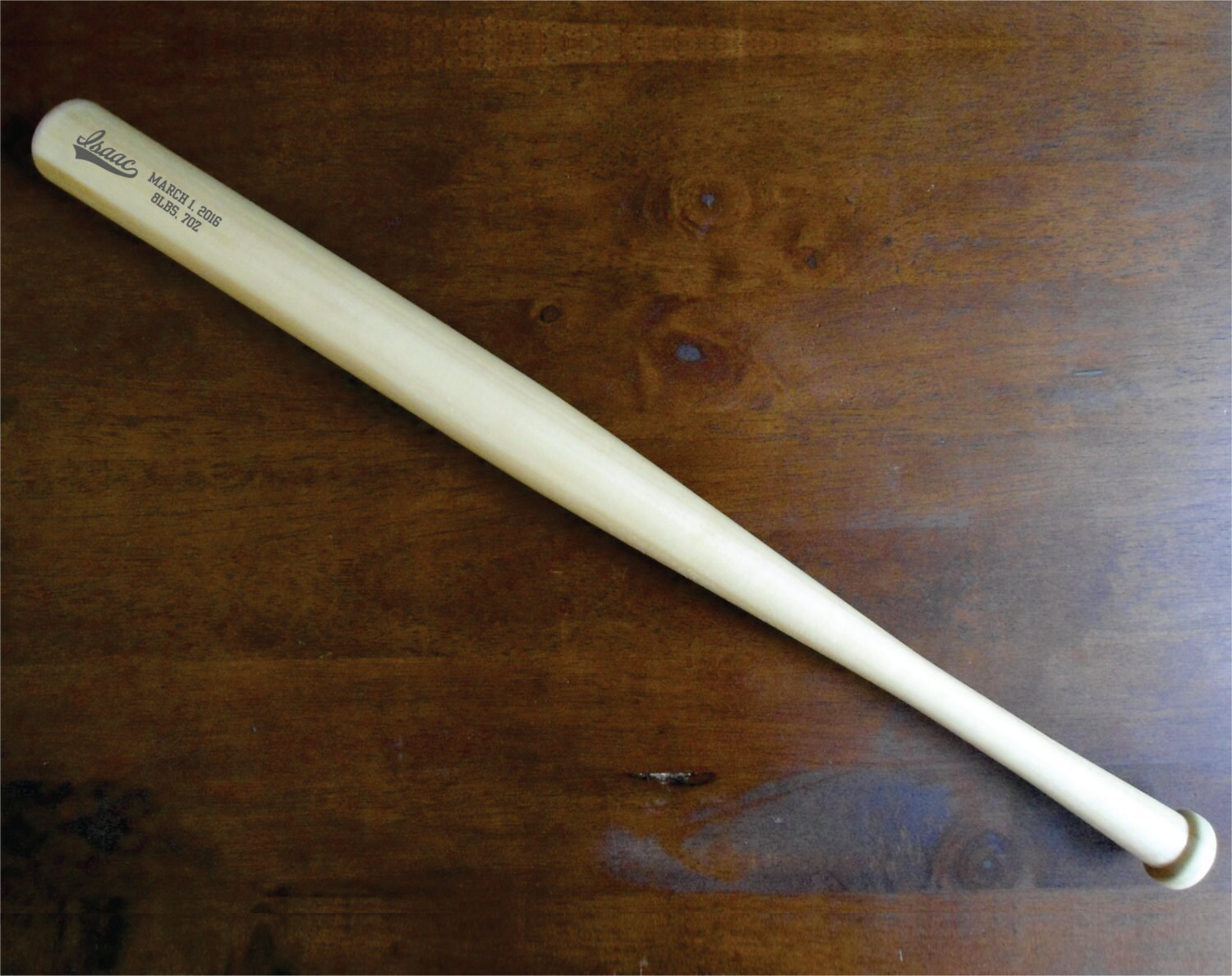 Personalized Mini Baseball Bat - 18" Length, Laser Engraved Miniature ...