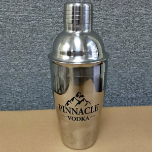 Personalized Cocktail Shaker, Laser Engraved Stainless Steel Cocktail ...