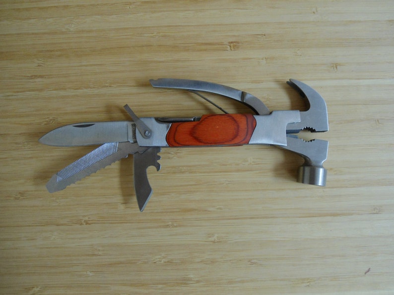 Personalized Multi-tool With Hammer, Laser Engraved Hammer Multi-tool ...