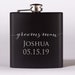 Personalized Flask Set With 4 Shot Glasses Custom Flask Set - Etsy