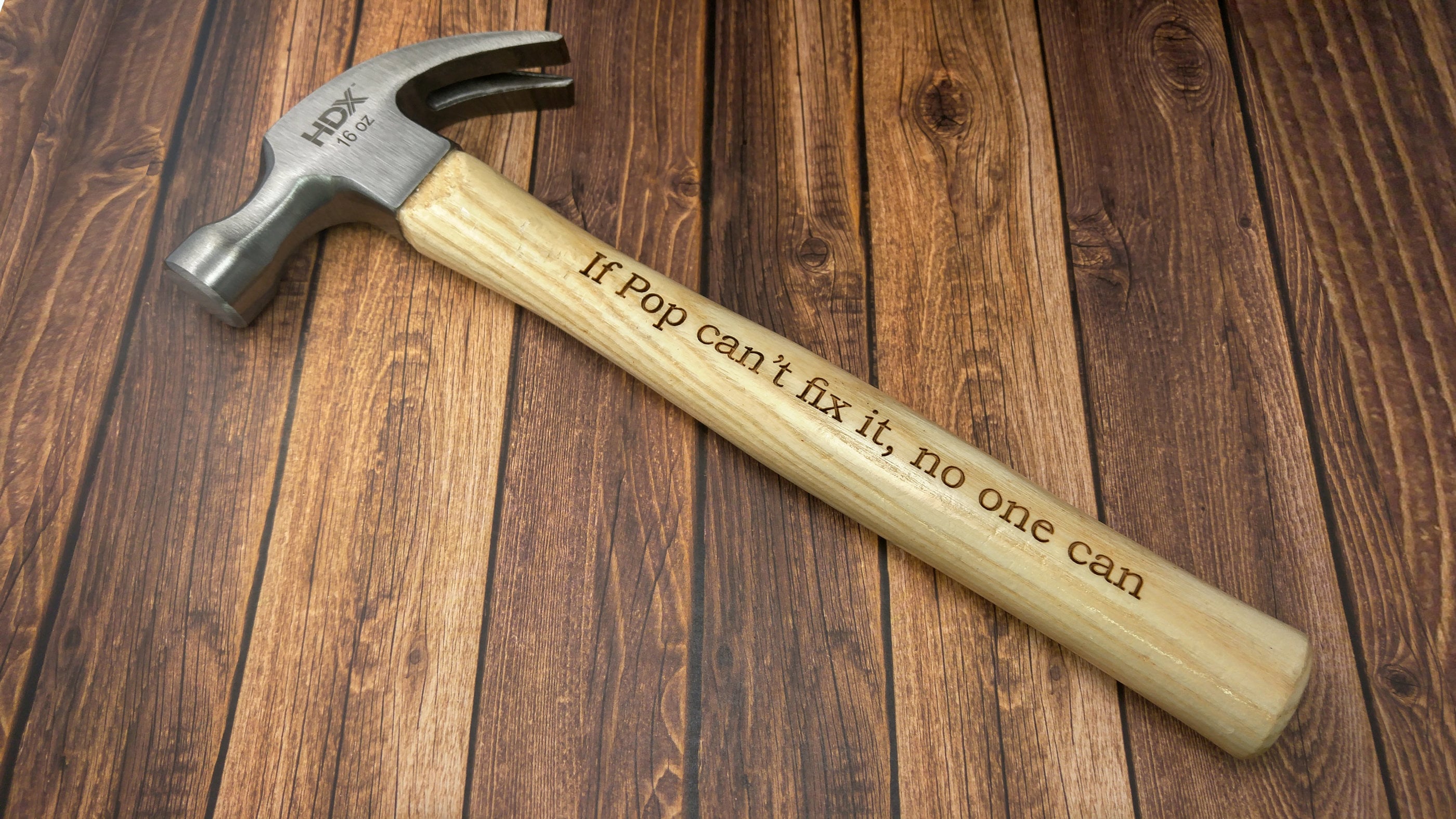 Personalized Hammer with Wood Handle Laser Engraved Gift for | Etsy