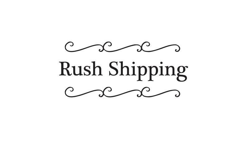 Rush Shipping - Etsy