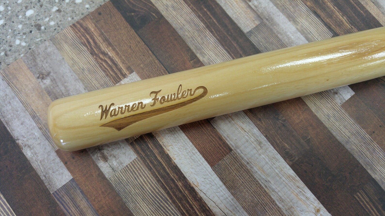 Personalized Mini Baseball Bat - 18" Length, Laser Engraved Miniature ...