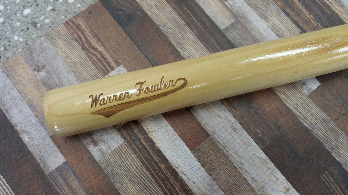 Personalized Mini Baseball Bat 18 Length Laser - Etsy