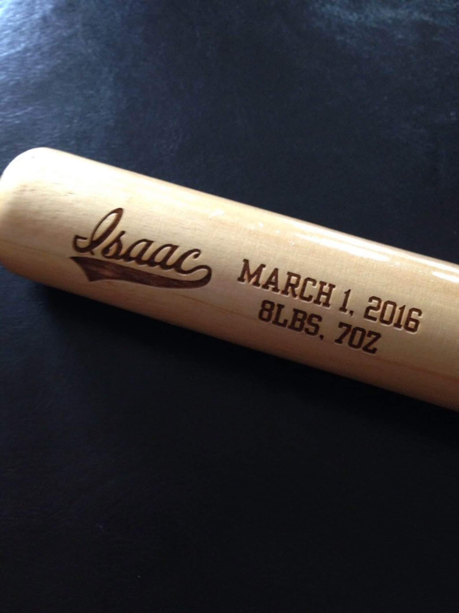 Personalized Mini Baseball Bat - 18" Length, Laser Engraved Miniature ...