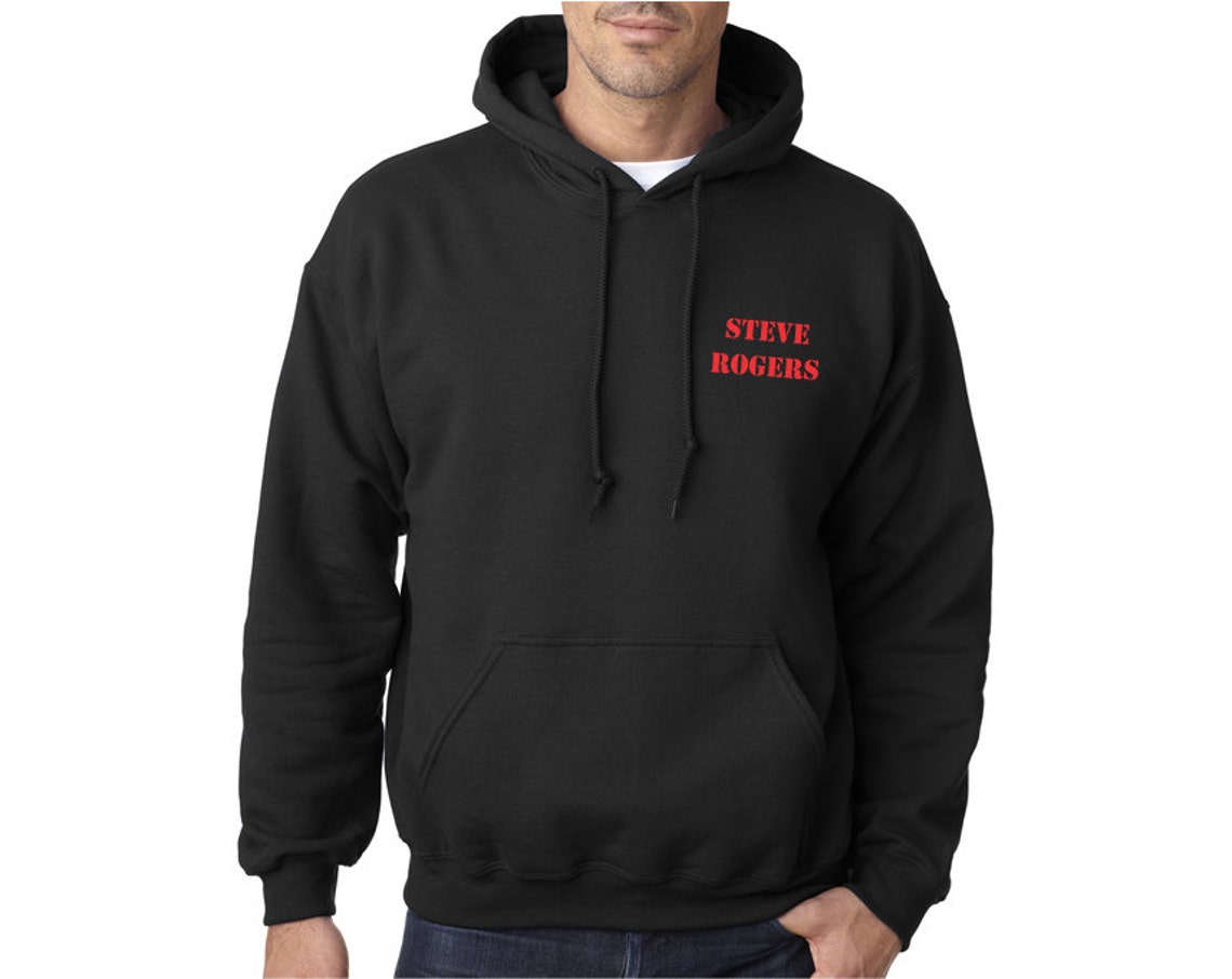 Embroidered Hooded Pullover, Custom Cotton Sweater Hoodie, Personalized ...