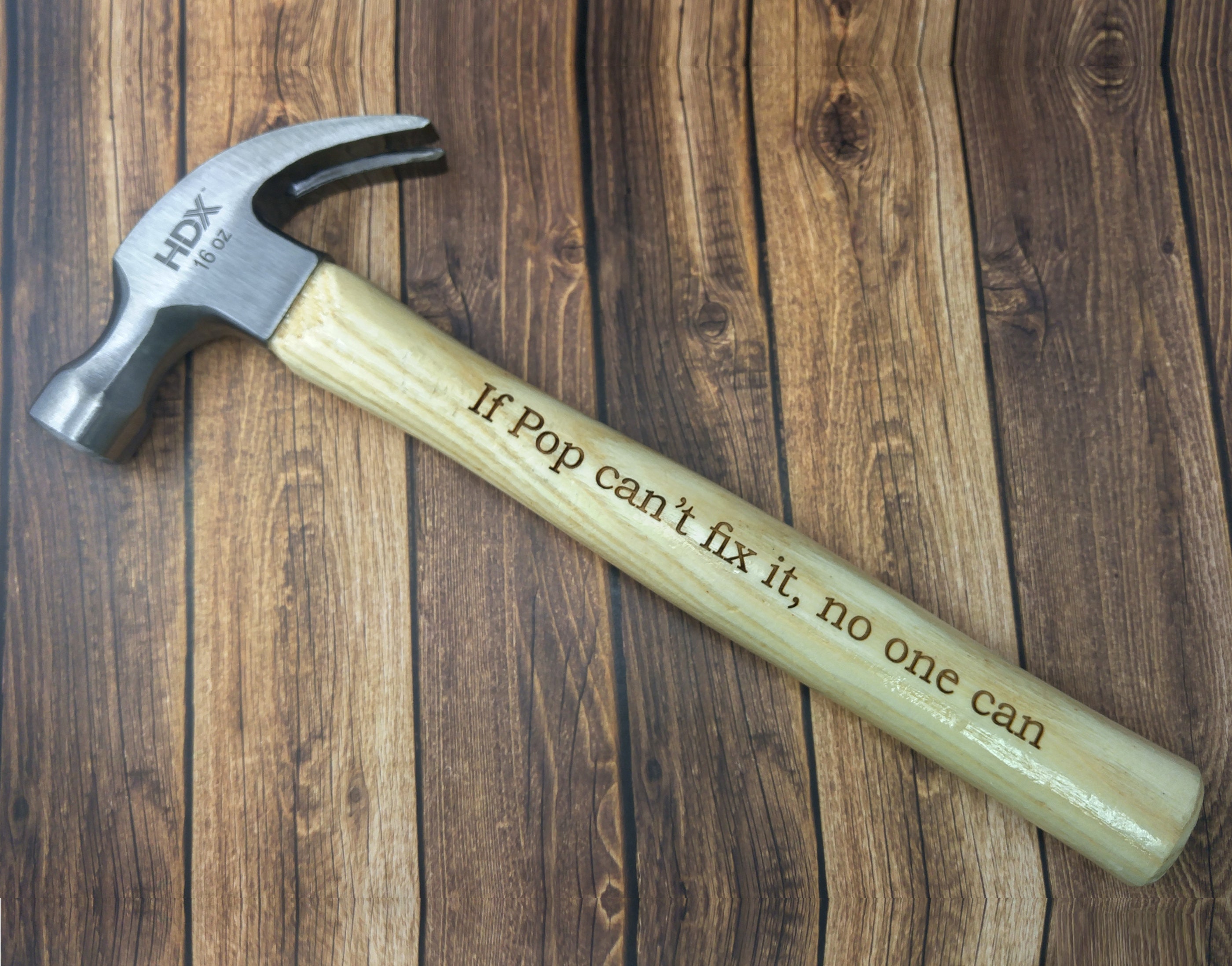 Personalized Hammer With Wood Handle Laser Engraved Gift for | Etsy