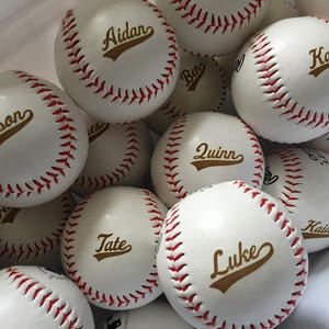 Personalized Baseball, Engraved Baseball Birth Announcement or ...
