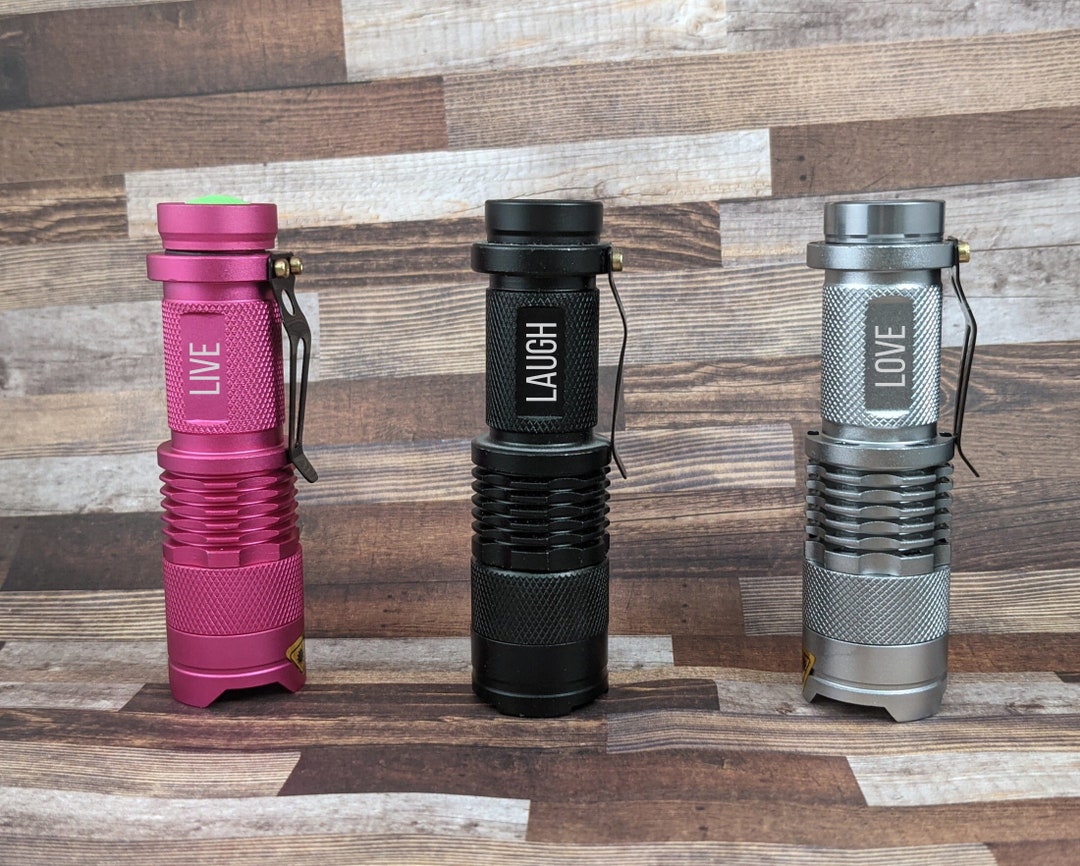 Personalized Flashlight - Tactical Flashlight - Monogrammed Flashlight ...