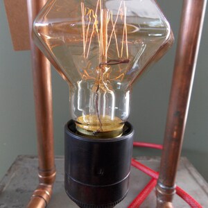 Magnus Copper Industrial Table Desk Lamp Light in Its Raw Copper Form ...