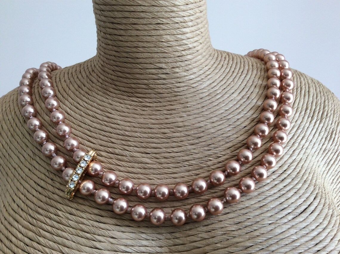 Swarovski Crystal Necklace Enhancer, Pearl Shortener, Pearl Enhancer ...