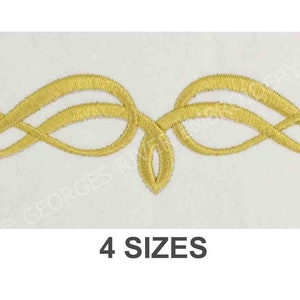 Embroidery Design - Scroll - 4 Sizes - Etsy