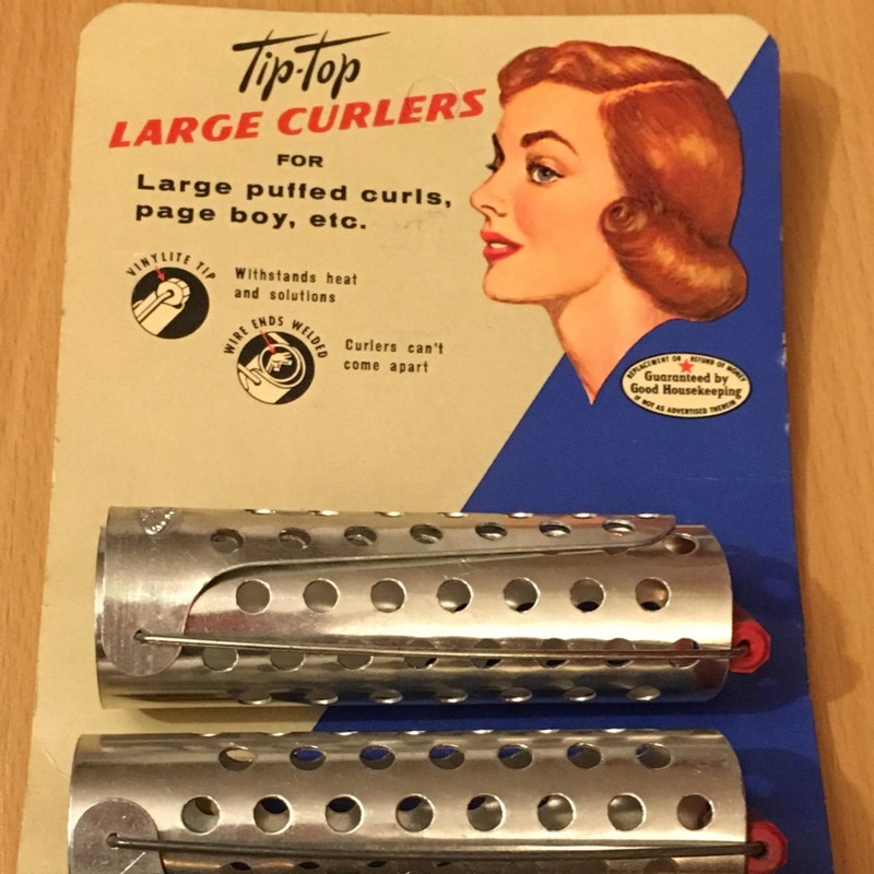Vintage Hair Curlers - Etsy