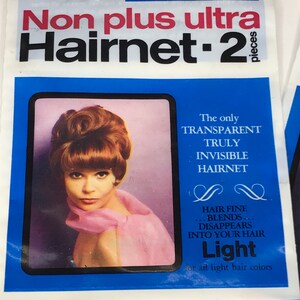 1960's Vintage Deadstock New Stock 2 Pack SOLIDA Transparent Ultra Fine ...