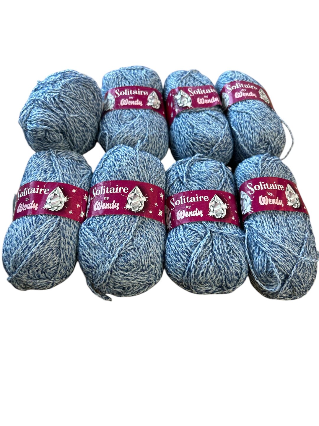 Solitaire by Wendy Soft Crimp Courtelle Knits as Double Knit Vintage ...