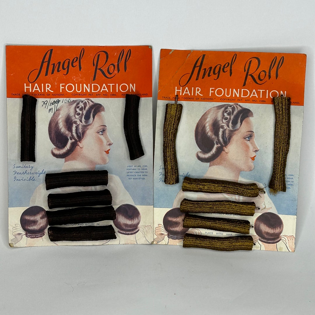 ANGEL ROLL Hair Foundation by Oceans of Notions 1930's 1940'S Vintage ...