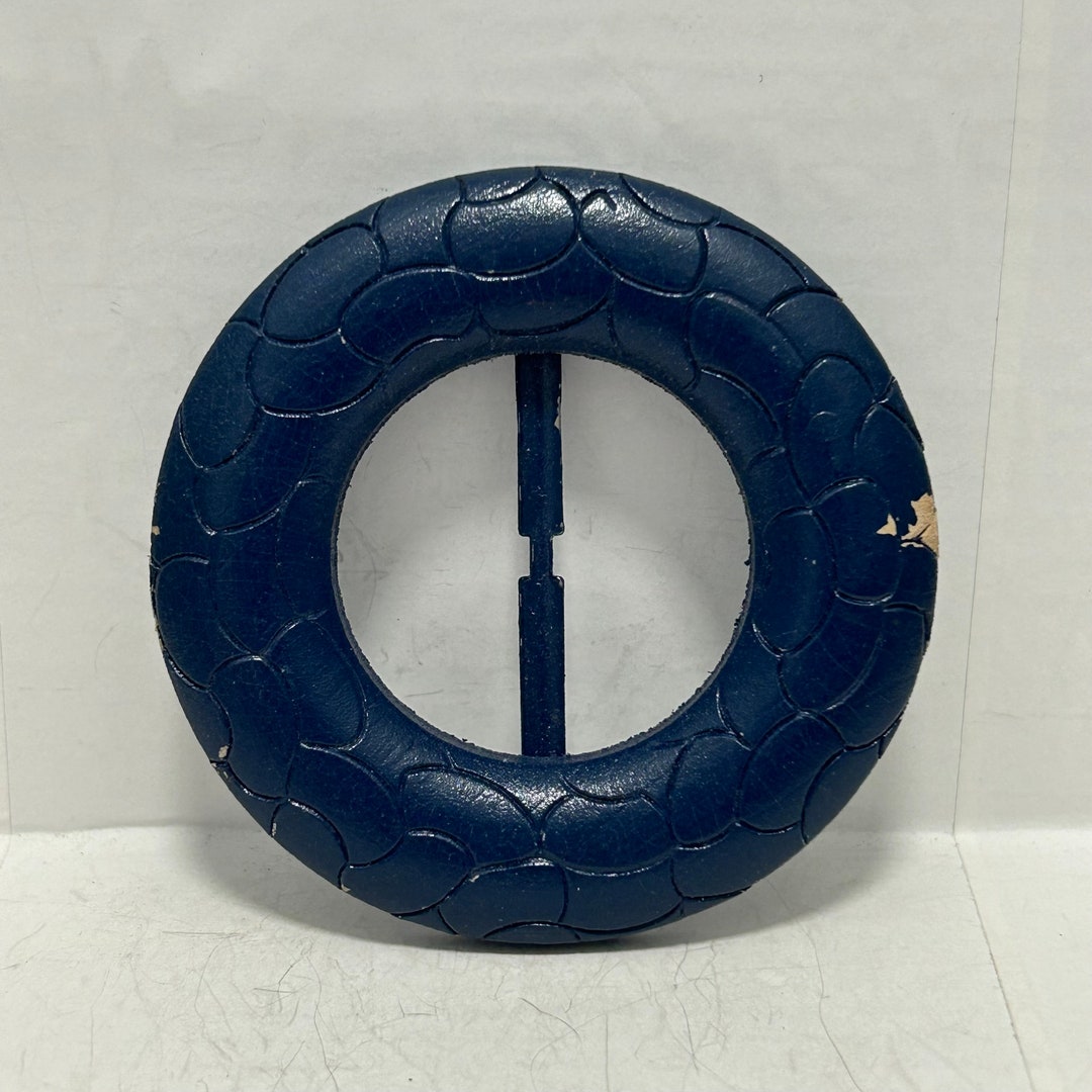 1940s Blue Compressed Wood / Cardboard 70mm Buckle Vintage New - Etsy