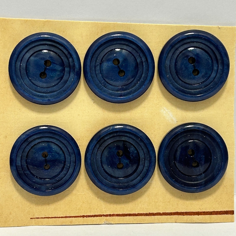 Casein Blue Buttons - Etsy UK