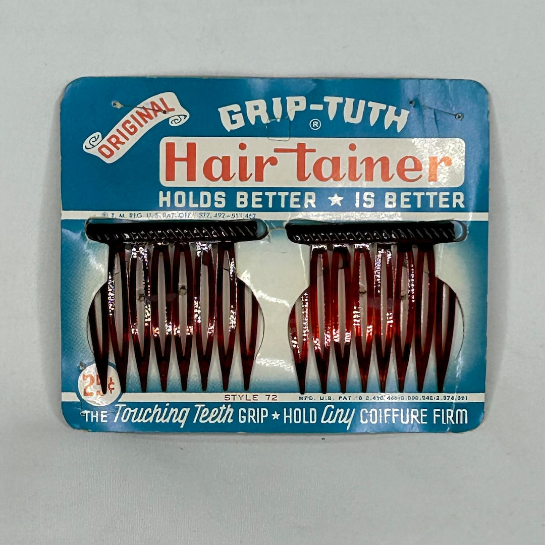 Vintage 1950s Original GRIP TUTH Hair Tainer New Old Stock - Etsy