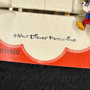 1960s Vintage New Old Stock Mickey Mouse Bobby Pins by Paulette for ...