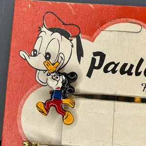 1960s Vintage New Old Stock Mickey Mouse Bobby Pins by Paulette for ...