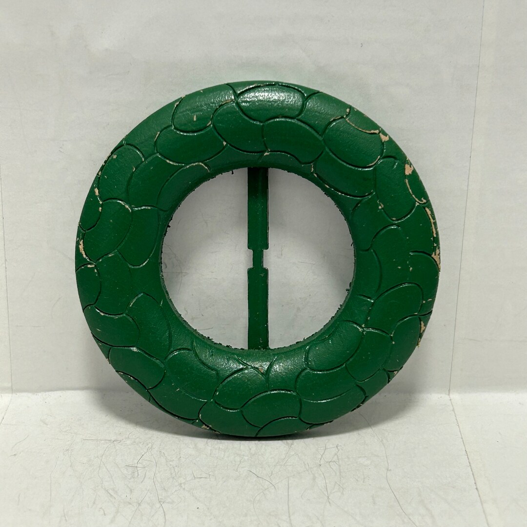 1940s Green Compressed Wood / Cardboard 70mm Buckle Vintage New Old ...