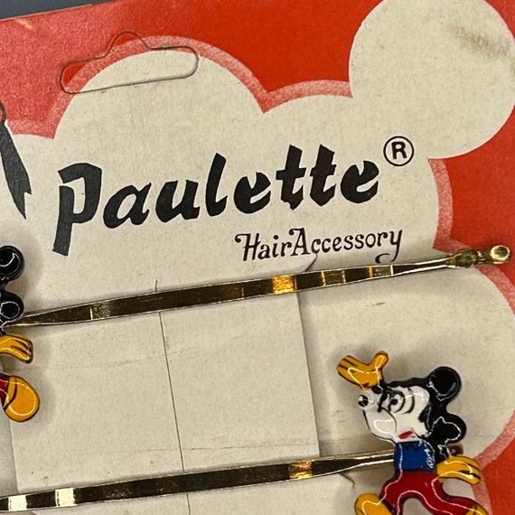 1960s Vintage New Old Stock Mickey Mouse Bobby Pins B… - Gem