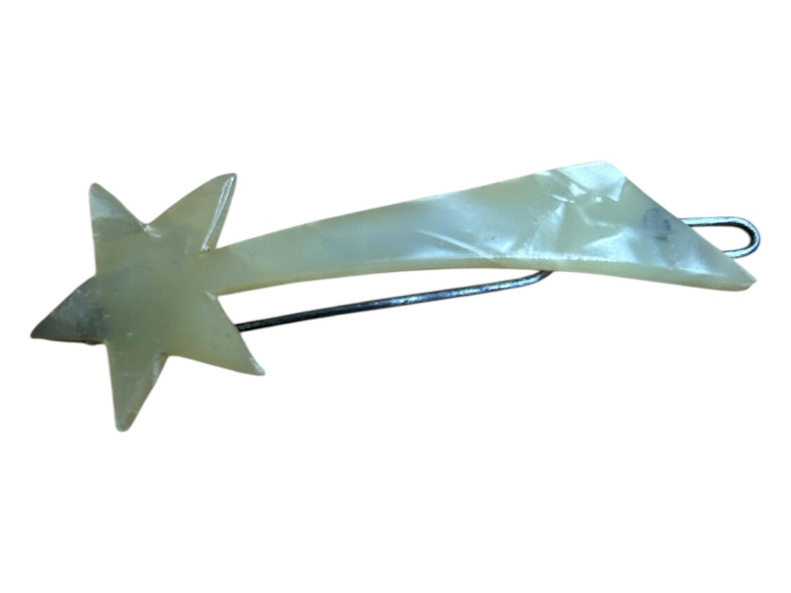 Single 1950's MOZARTSPANGE SHOOTING STAR Vintage Deadstock Cream Pearl ...