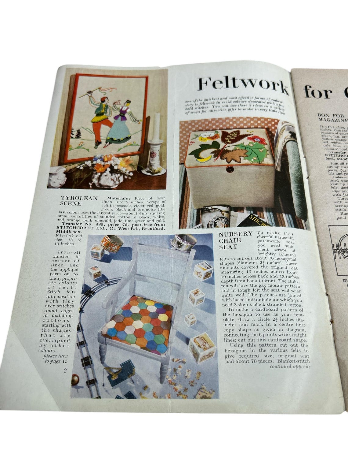 STITCHCRAFT Magazine DECEMBER 1952 (B) Knitting Sewing Embroidery ...