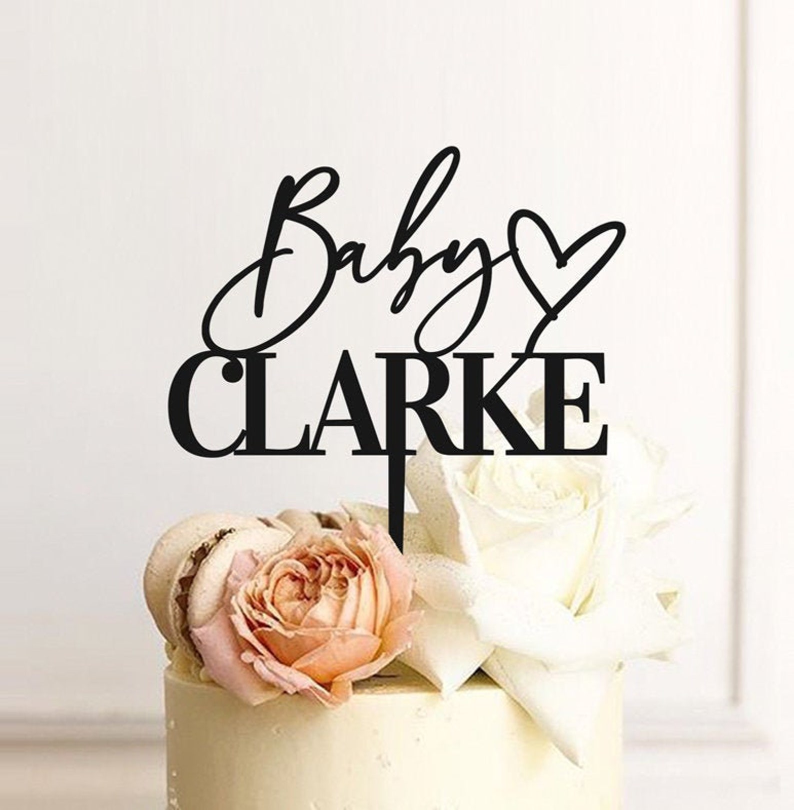 Custom Baby Shower Cake Topper Baby Shower Decoration - Etsy