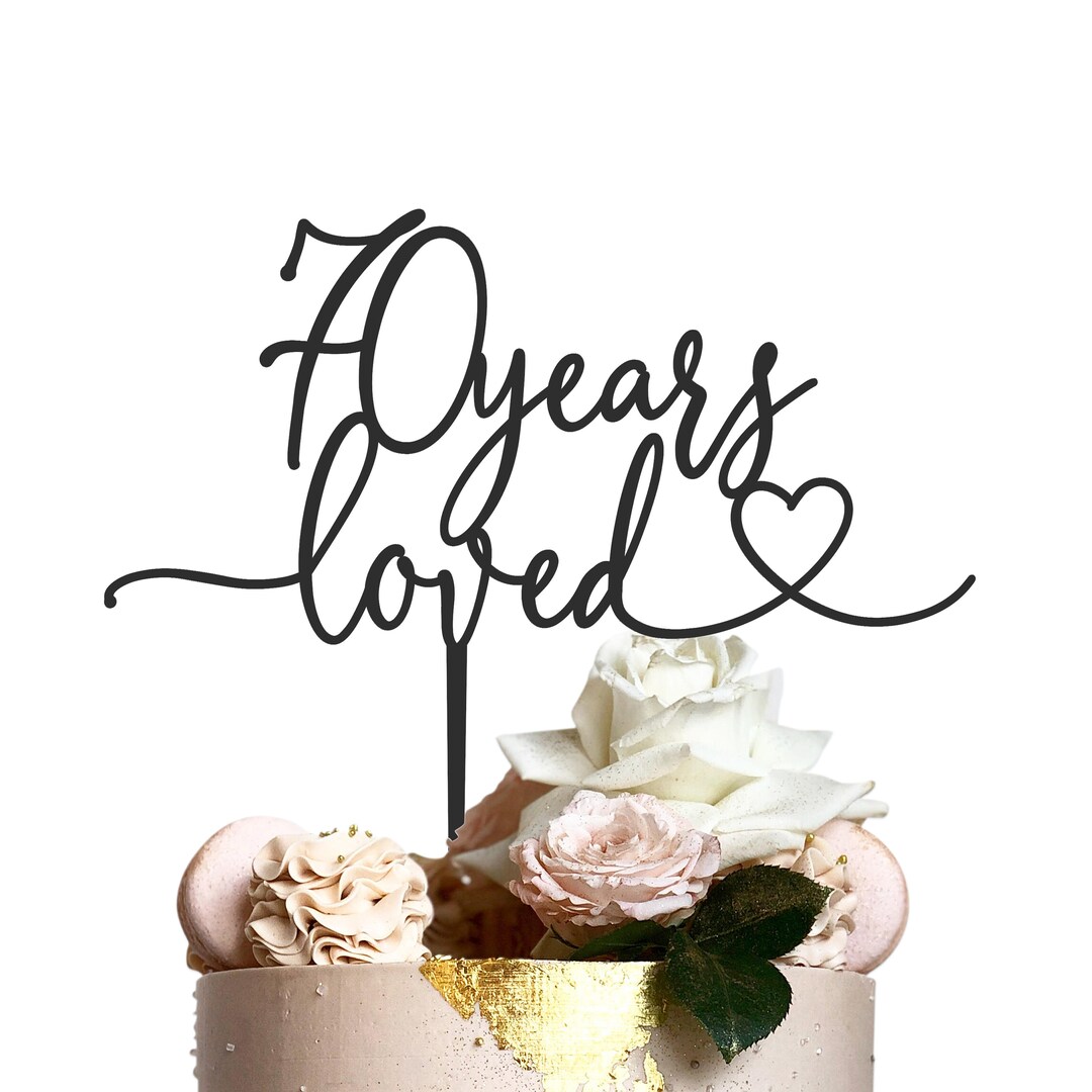 Anniversary Cake Topper Wedding Anniversary Cake Topper - Etsy Australia