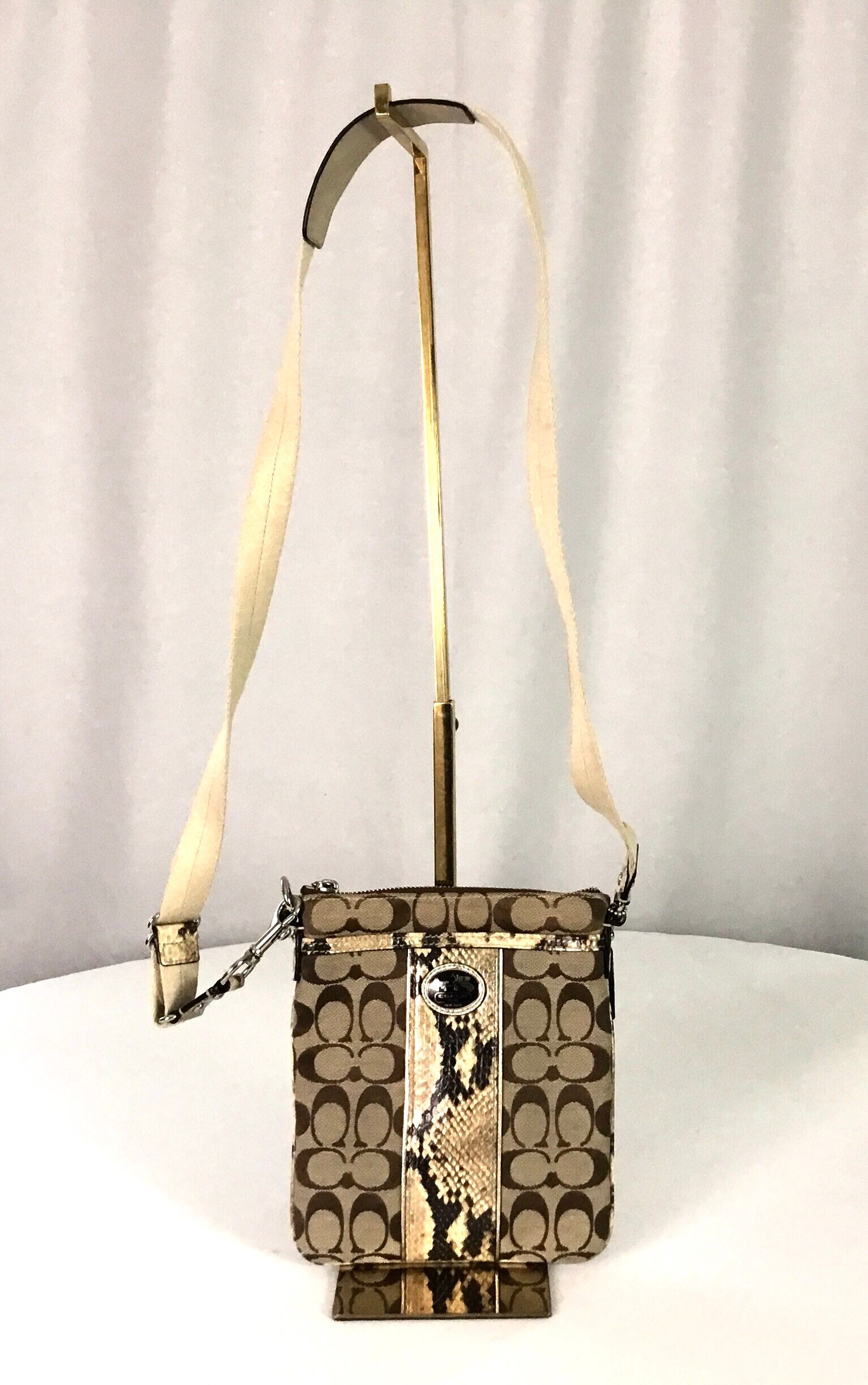 Coach Signature -kitt Messenger/crossbody Bag - Etsy